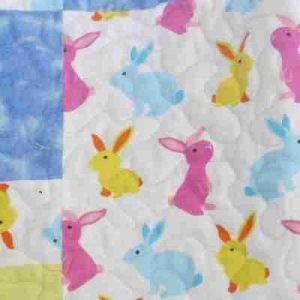 Handmade Baby Quilts with Bunnies Are Ideal for Easter Giving